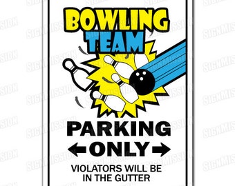 Bowling Team Sign - Etsy