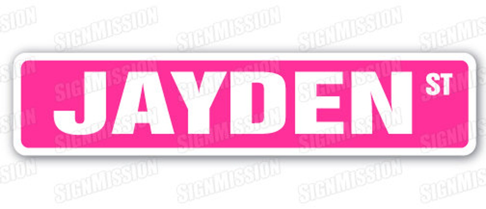 JAYDEN Street Sign Name Childrens Room Door Gift Kid Child Boy - Etsy