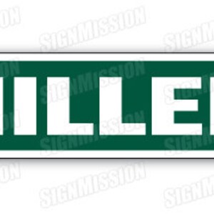 MILLER Street Sign Great Gift 100's of Names - Etsy