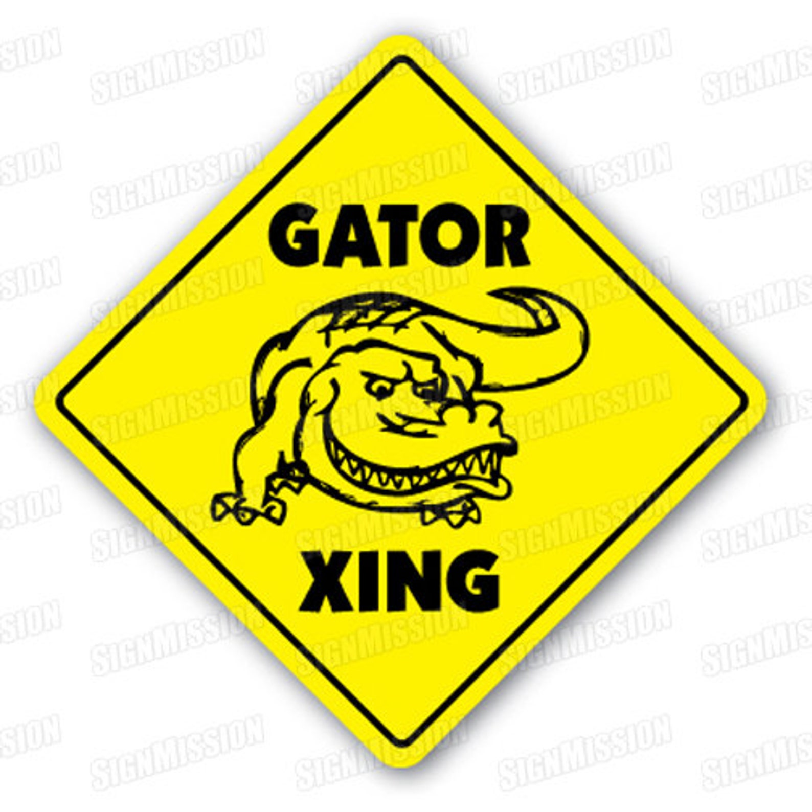 GATOR CROSSING Sign New Alligator Gators Xing Gift - Etsy