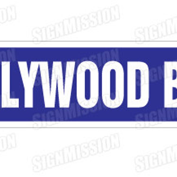 Blvd Street Sign - Etsy