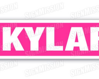 Skylar Name Sign - Etsy