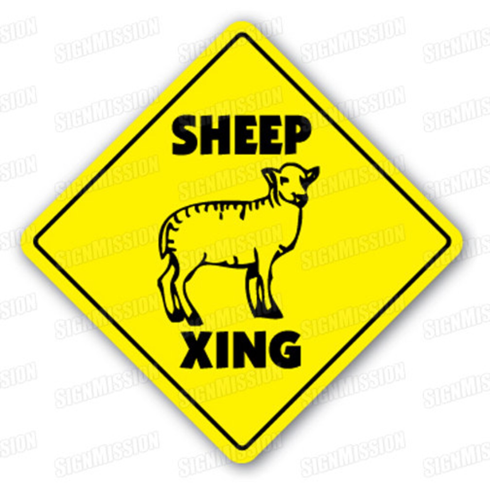 SHEEP CROSSING Sign Xing Signs Herder Farm Wool Farmer Lamb - Etsy