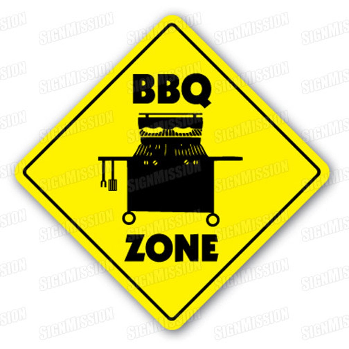 BBQ ZONE Sign Barbeque Gas Grill Cooker Sauce Texas - Etsy