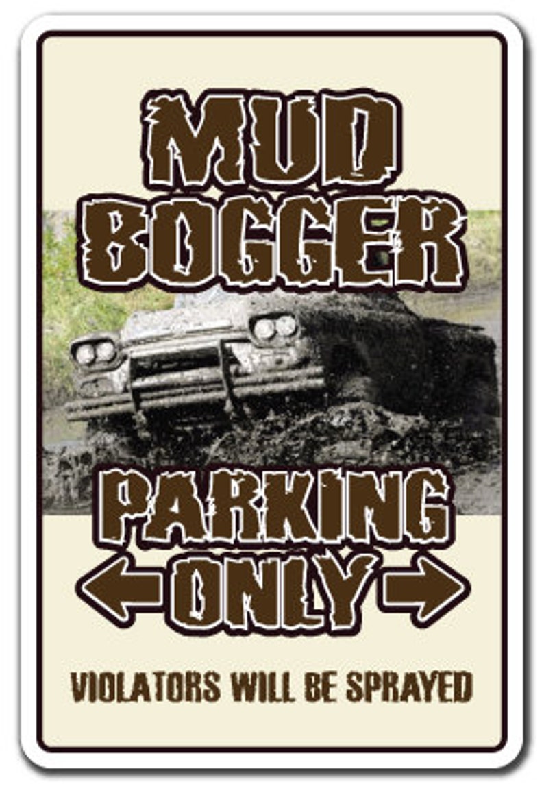 Mud Bogger sign Bogging Monster Truck Redneck 4x4 Gift - Etsy