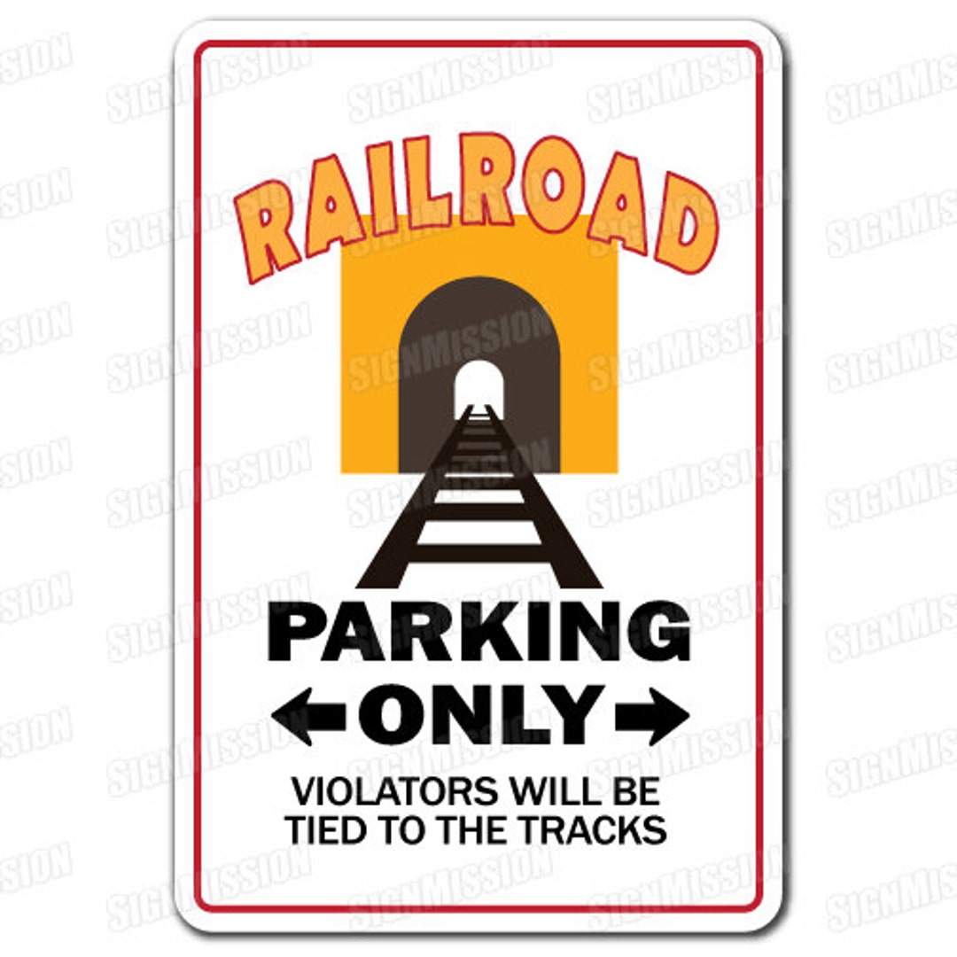 RAILROAD Novelty Sign Gift Conductor Engineer Rwu Union Pacific Workers ...
