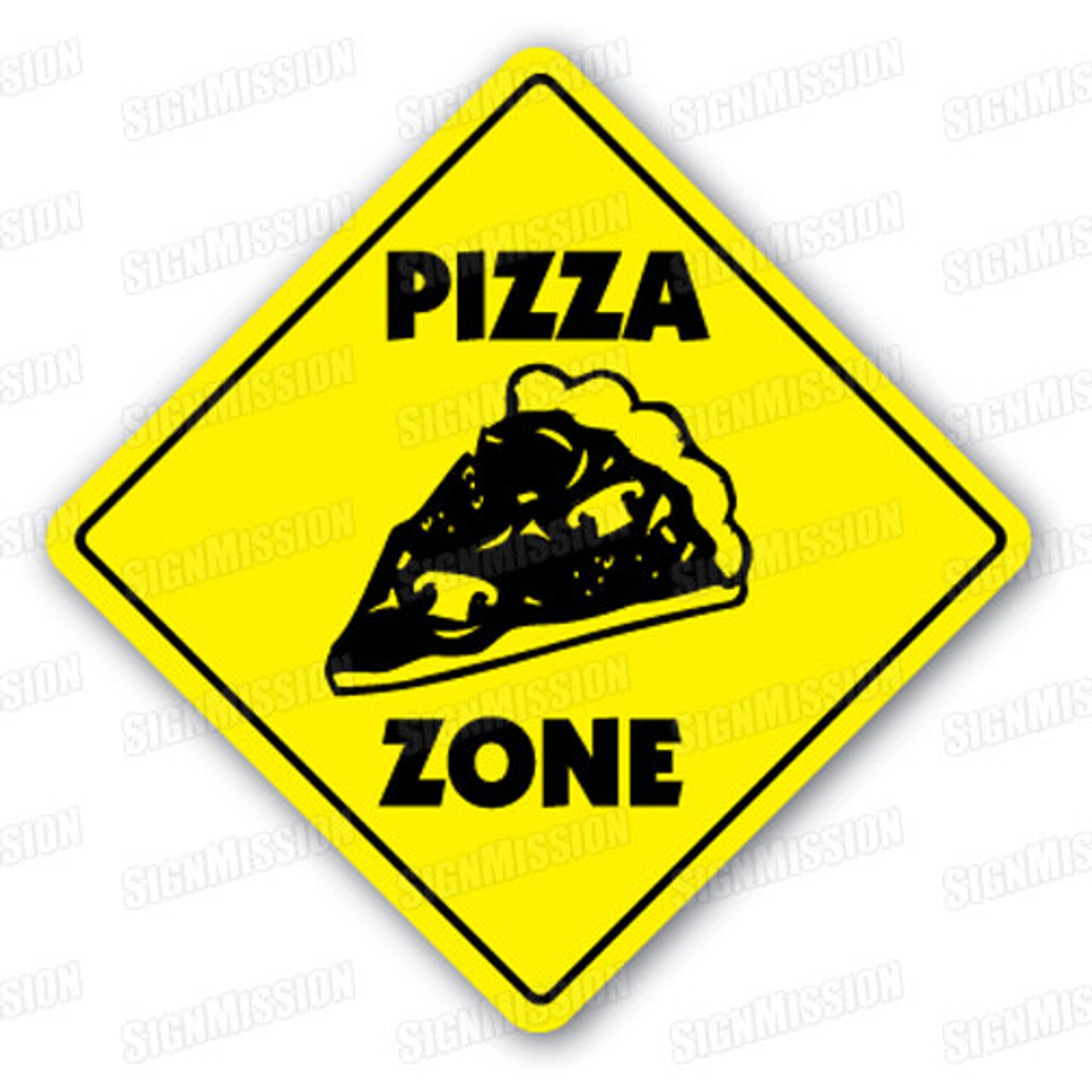PIZZA Zone Sign New Parlor Shop Gift Pizzeria Restaurant Food - Etsy