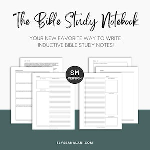 The Bible Study Notebook | Inductive Bible Study Note Taking | Small ...