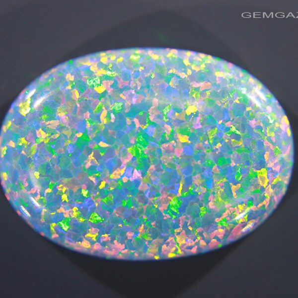 Lab Created Opal - Etsy