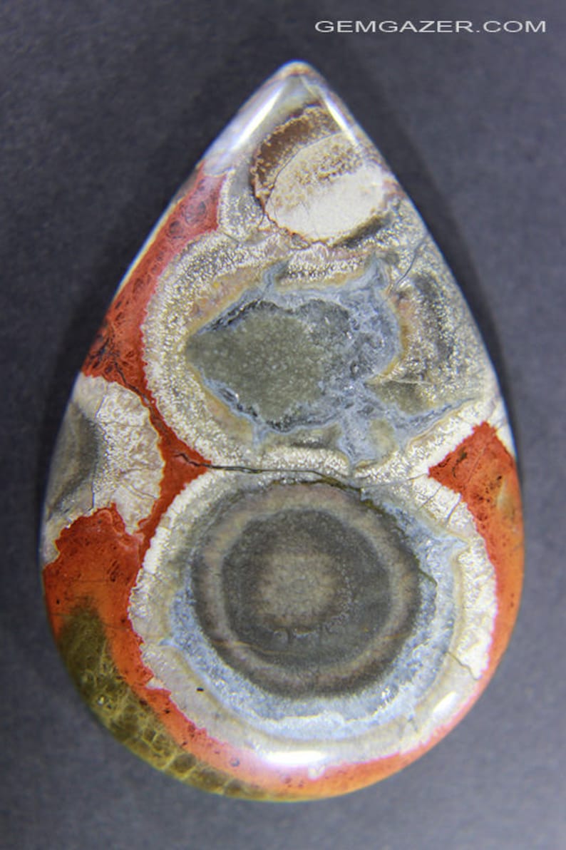 Mushroom Rhyolite cabochon Arizona USA. 56.63 carats. | Etsy