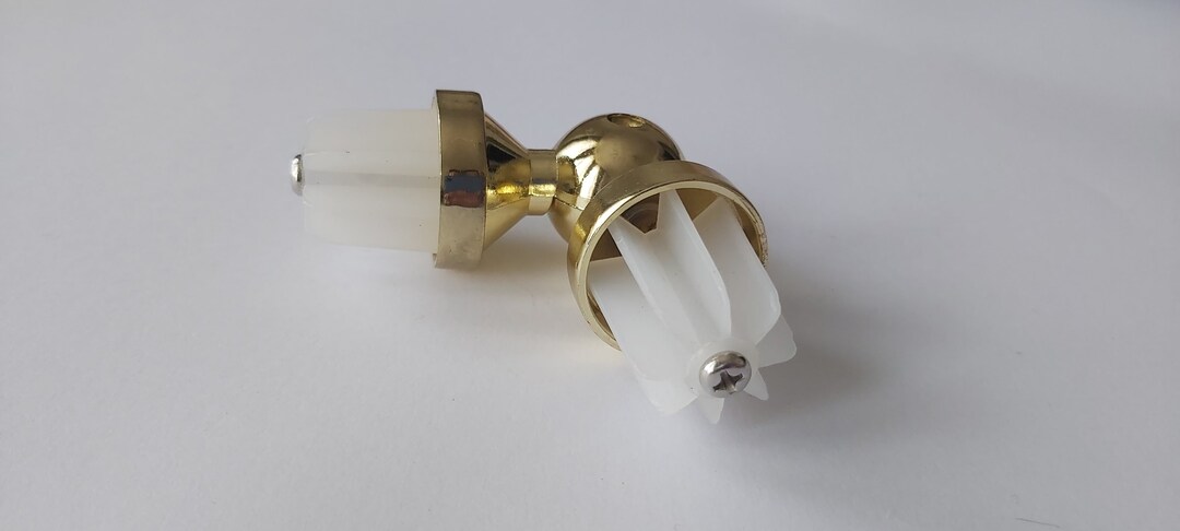 Bay Window Pole Connector - Antique Gold / Shiny Gold / Copper ...