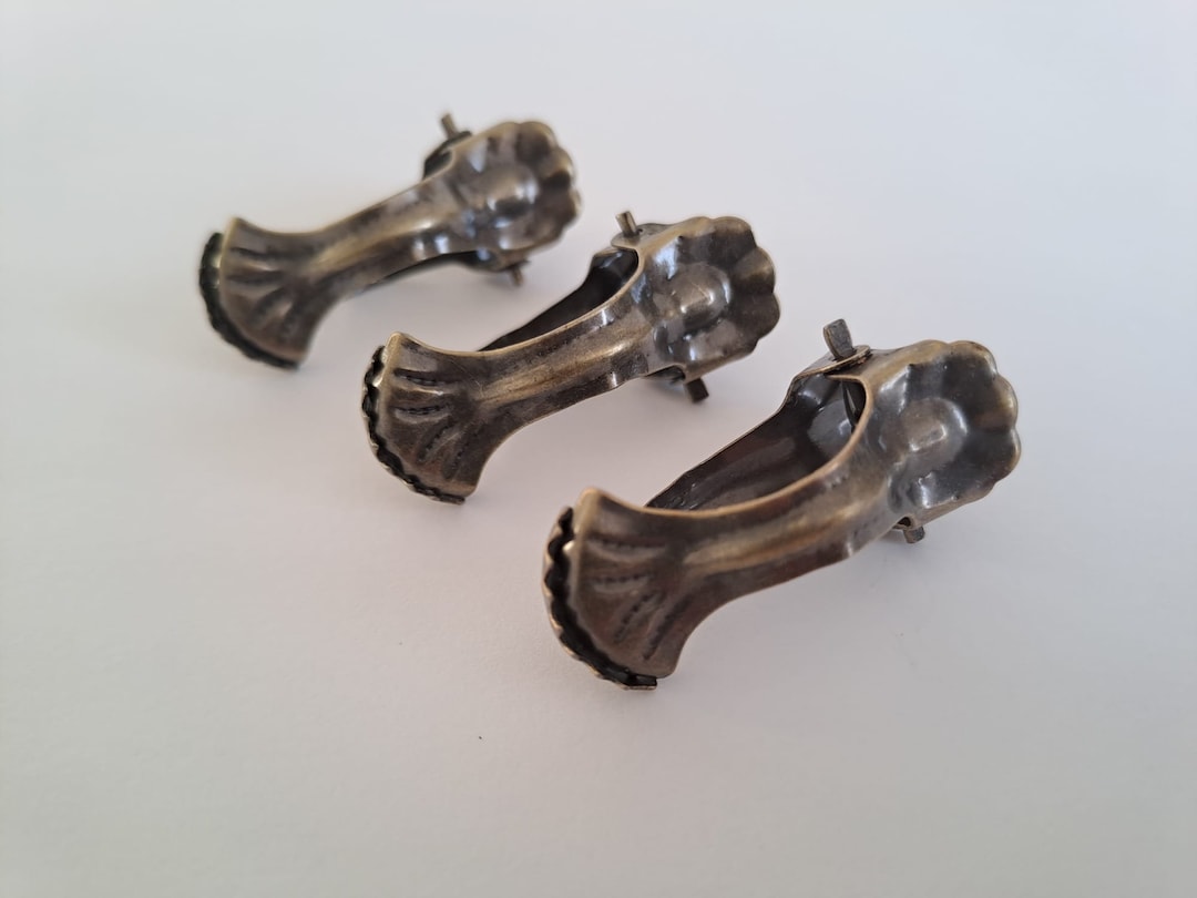 CAFE Rod Curtain Pole Rings, Vintage French Clips, Country Home House ...