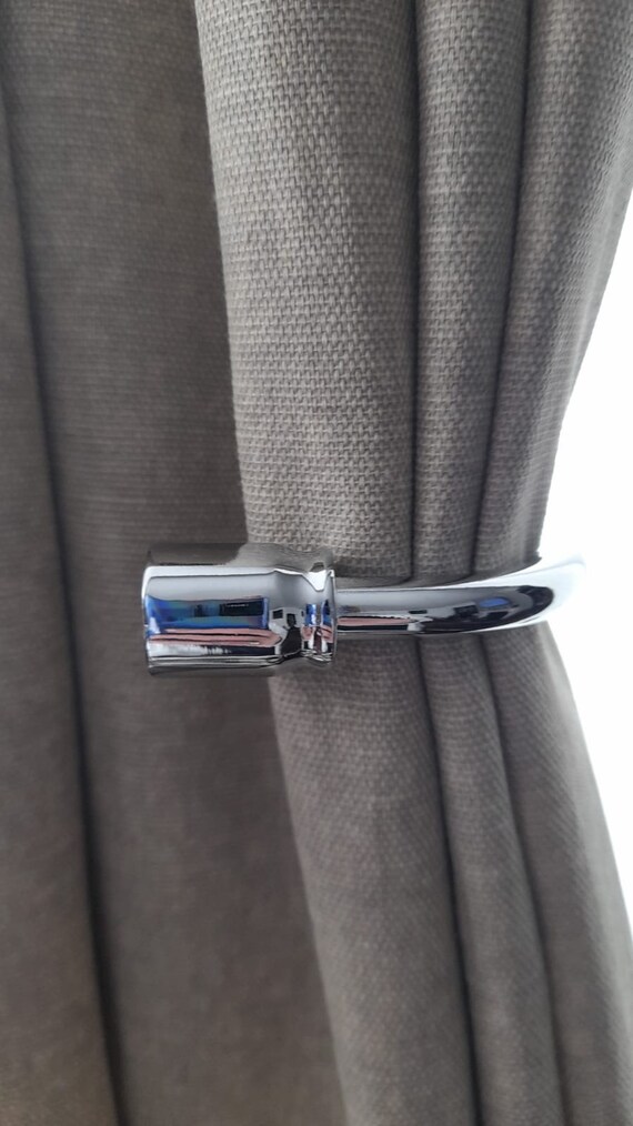 Classic Minimalist Curtain Holdbacks Stainless Steel 150mm | Etsy