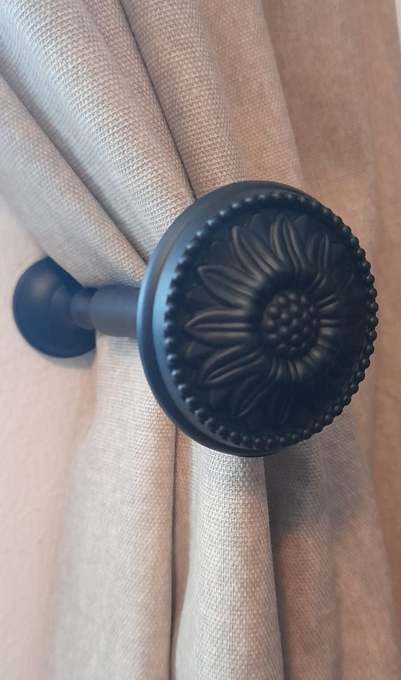 Metal curtain tie backs store
