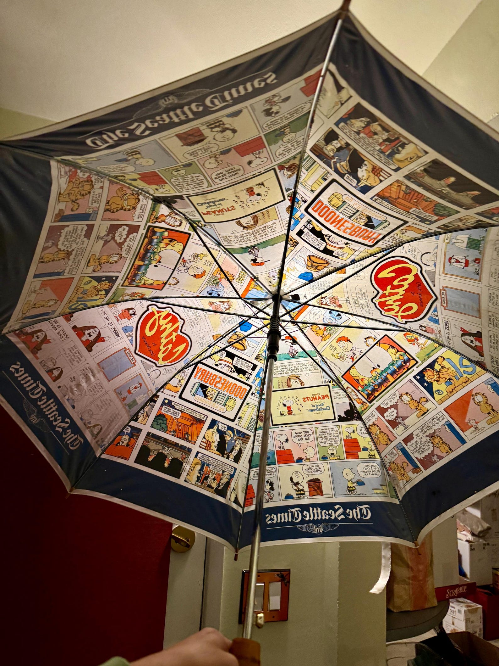 Vintage Seattle Times Comics Umbrella - Etsy
