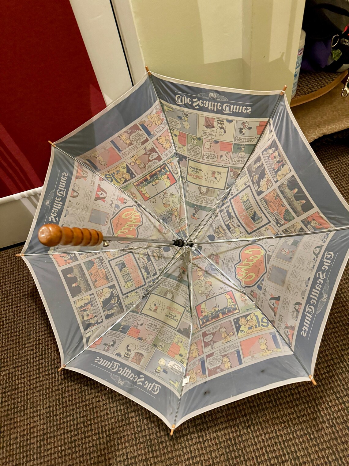 Vintage Seattle Times Comics Umbrella - Etsy