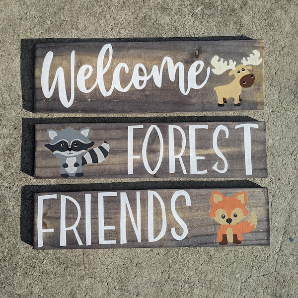 Forest Friends Party - Etsy