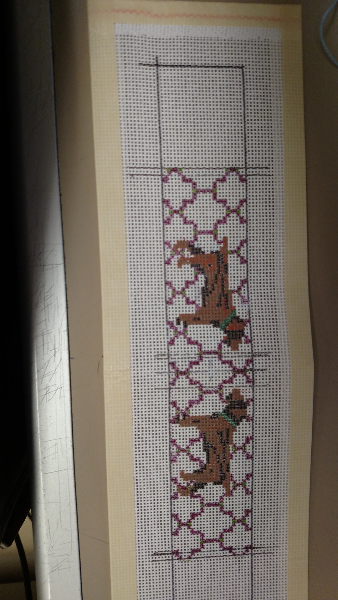 Custom Needlepoint Key Fob Canvas - Etsy