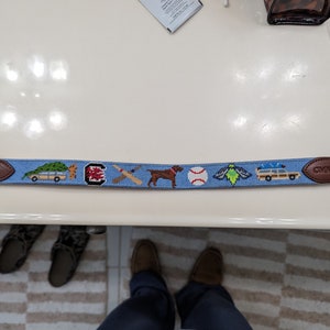 Custom Needlepoint Life Belt Canvas message Before Making Order About ...