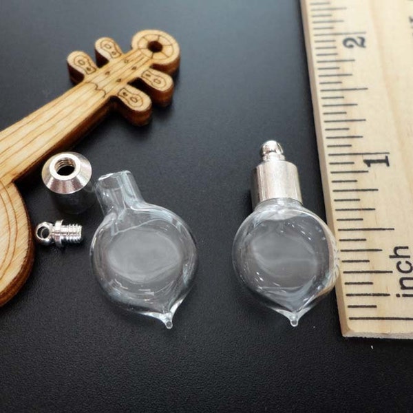 Glass Vial Necklace - Etsy