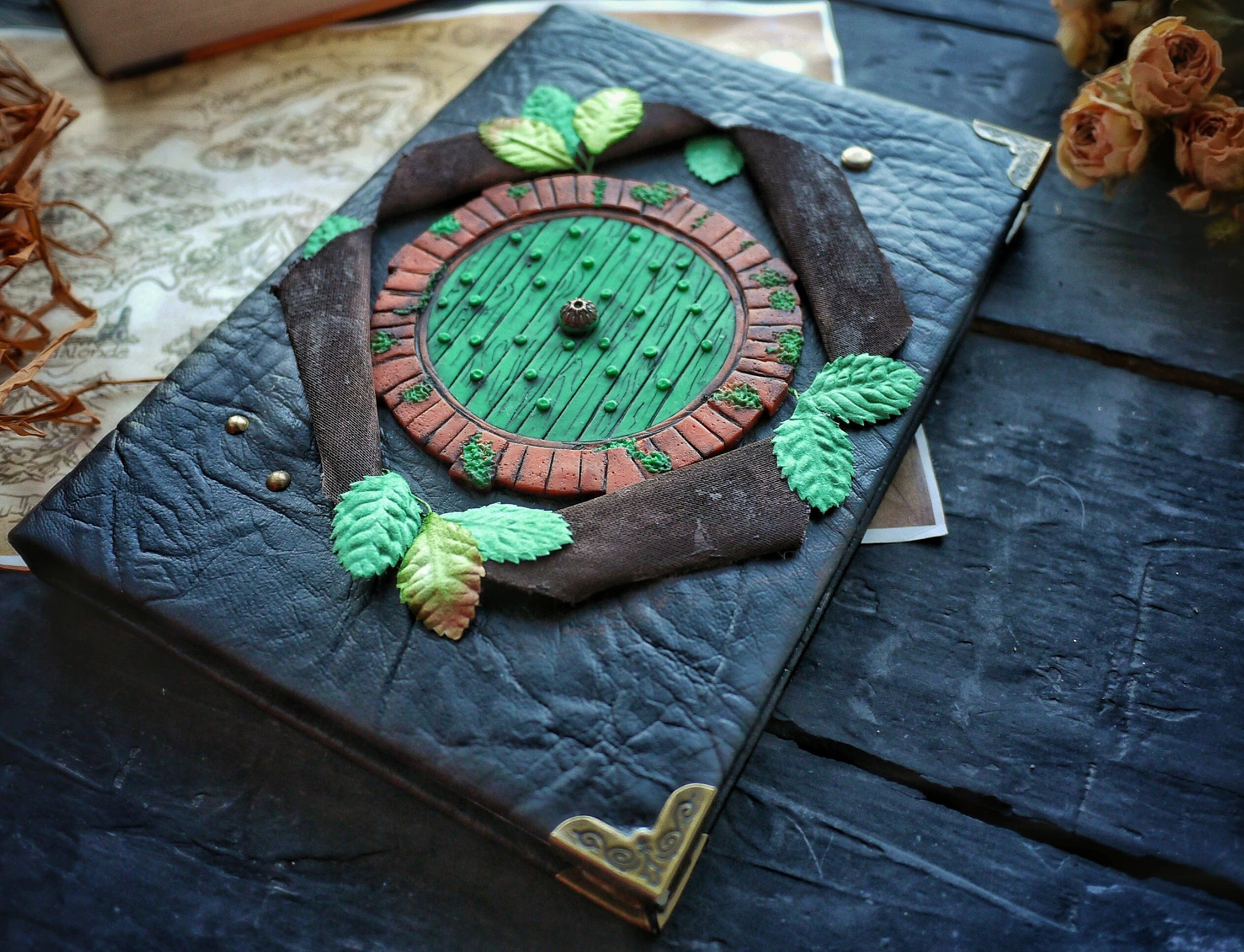 The Hobbit book Black handmade diary lord of the rings | Etsy