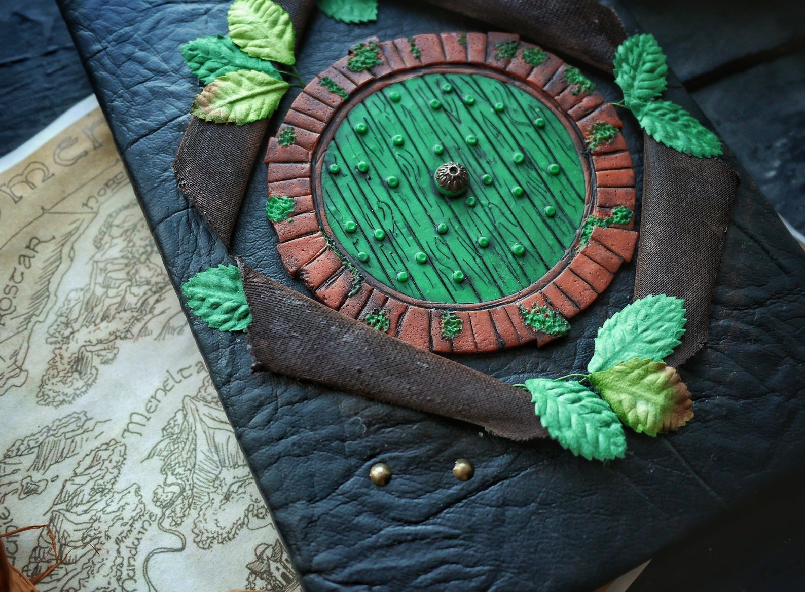 The Hobbit book Black handmade diary lord of the rings | Etsy
