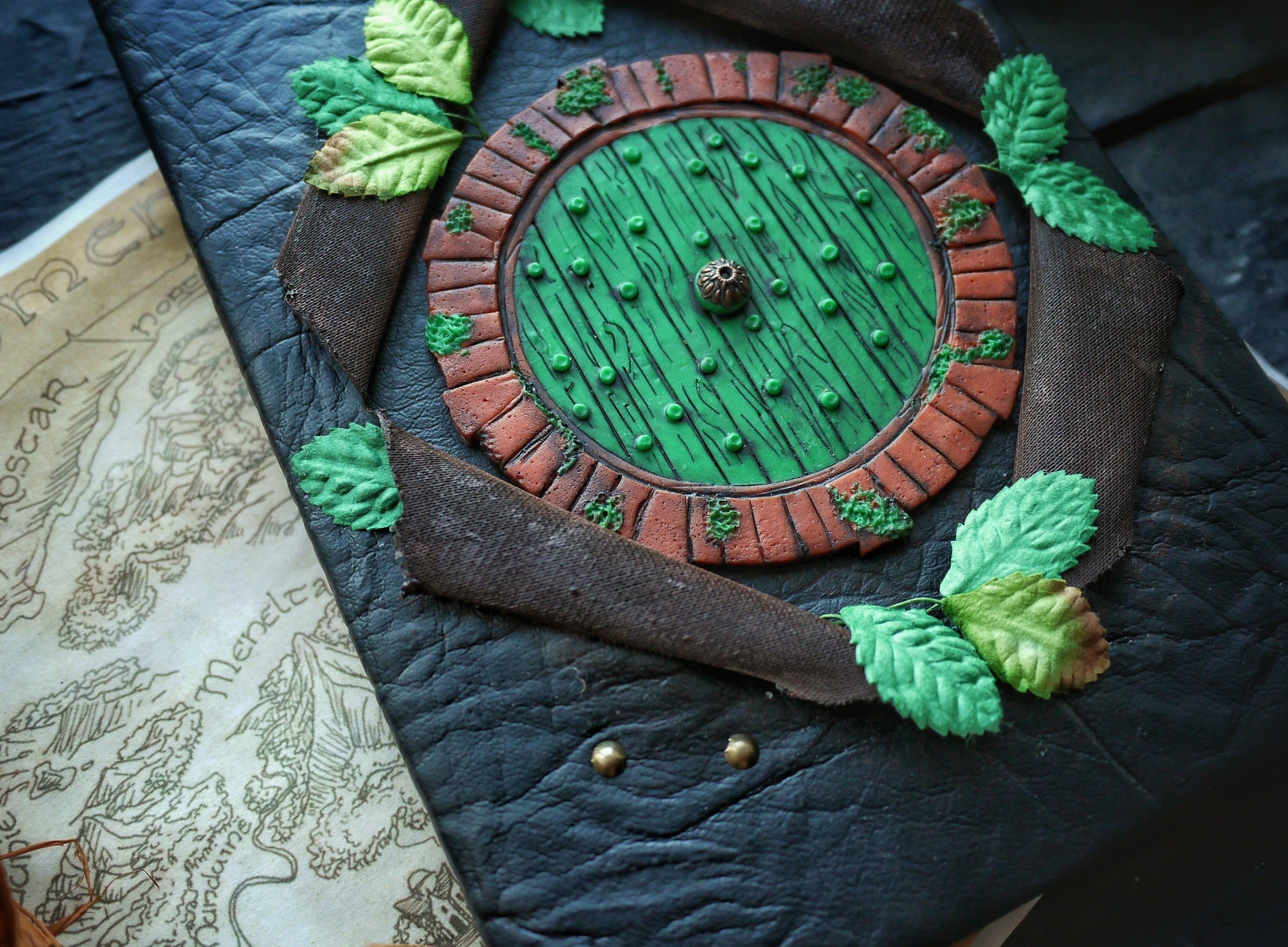 The Hobbit book Black handmade diary lord of the rings | Etsy