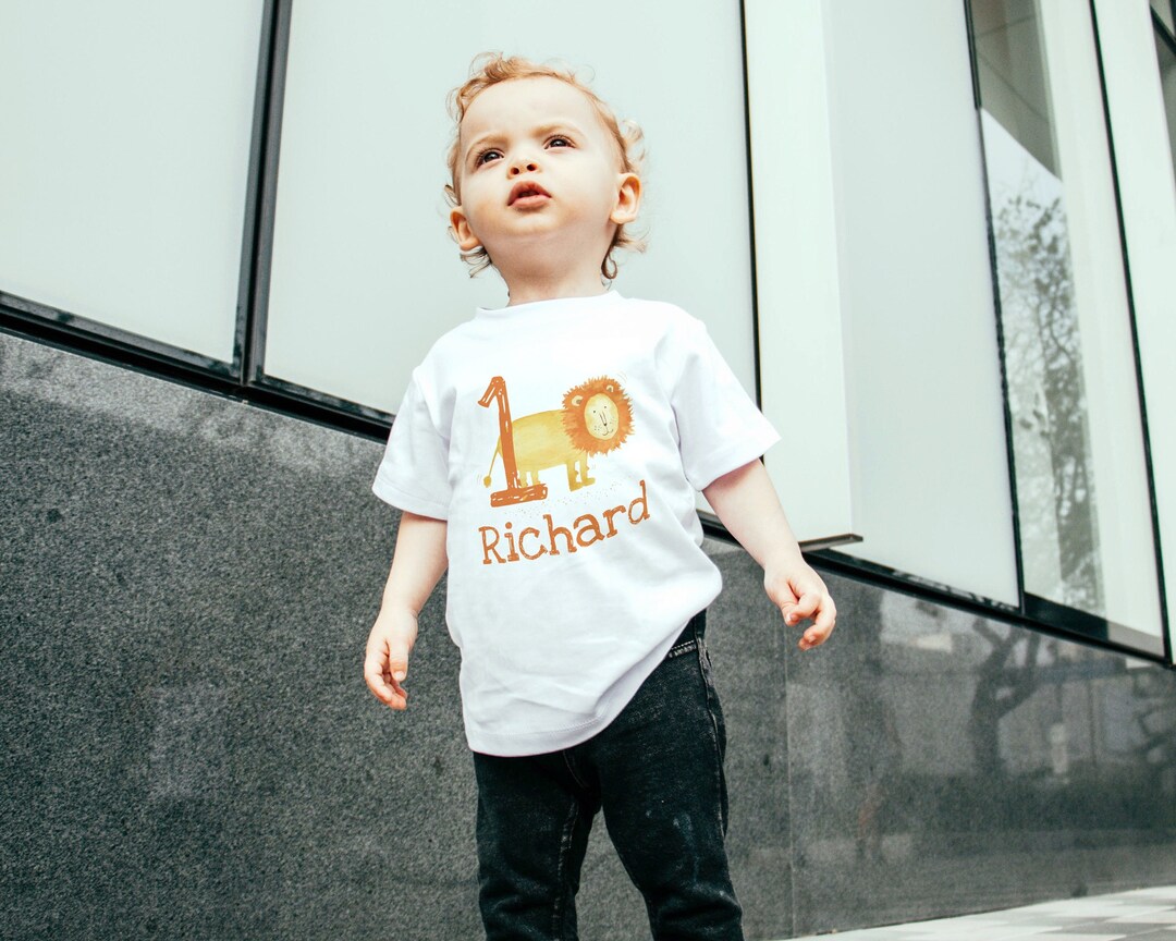 ABC 100 Animals Birthday Shirt With Desired Motif and Name for Toddlers Baby Organic - Etsy