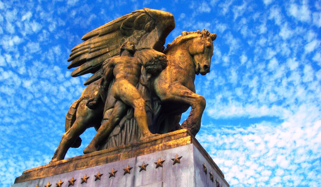 Arlington Memorial Bridge Statue Photo Card - Etsy