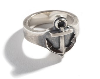 Anchor Ring - Etsy