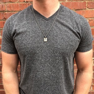 Cross Tag Pendant - Etsy