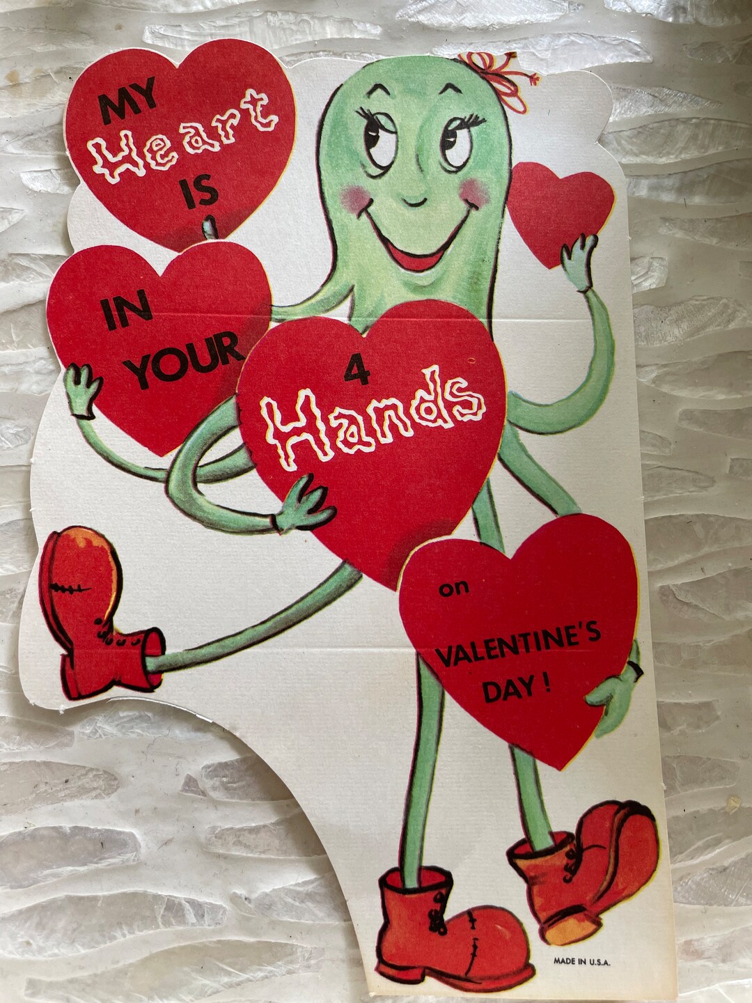 HTF Vintage Octopus Valentine - Etsy