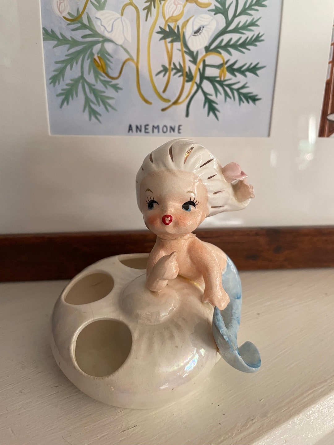 Rare Vintage Lefton Mermaid - Etsy