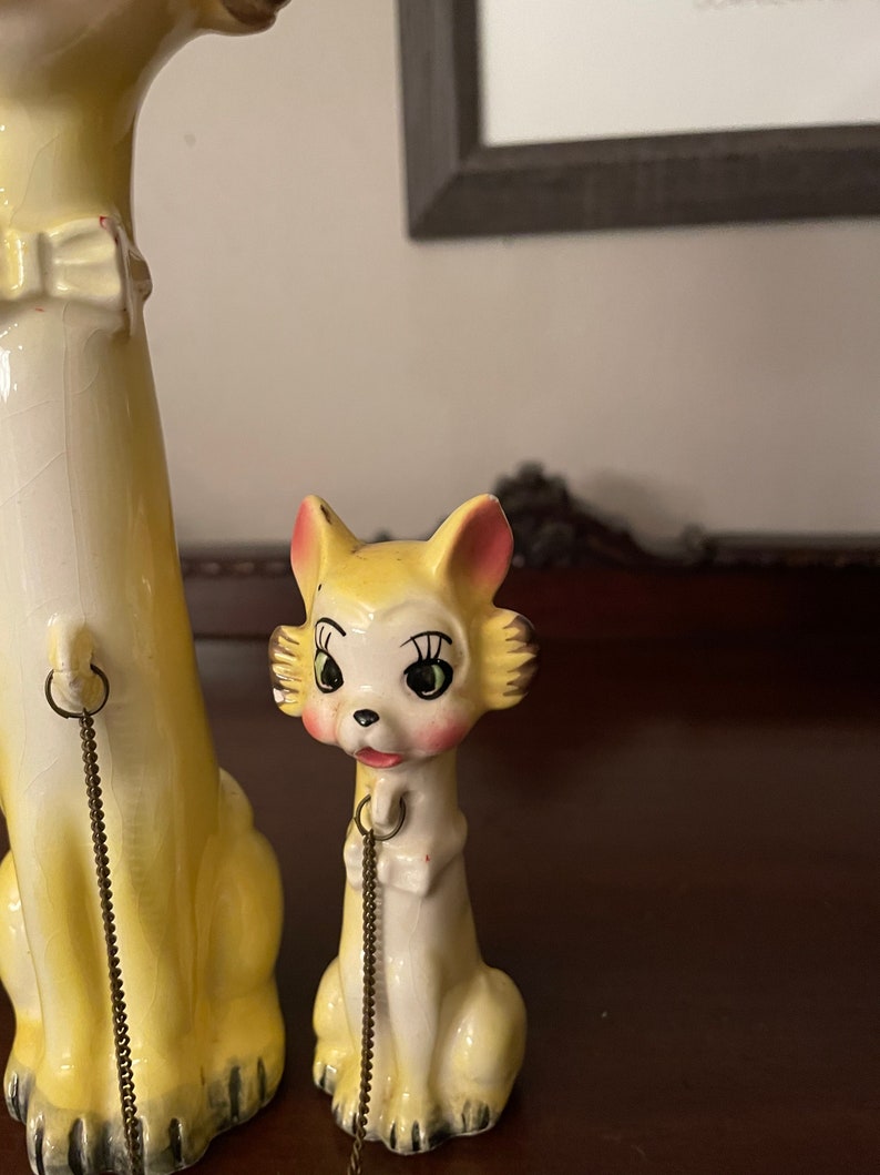 Rare Vintage Chained Cats - Etsy