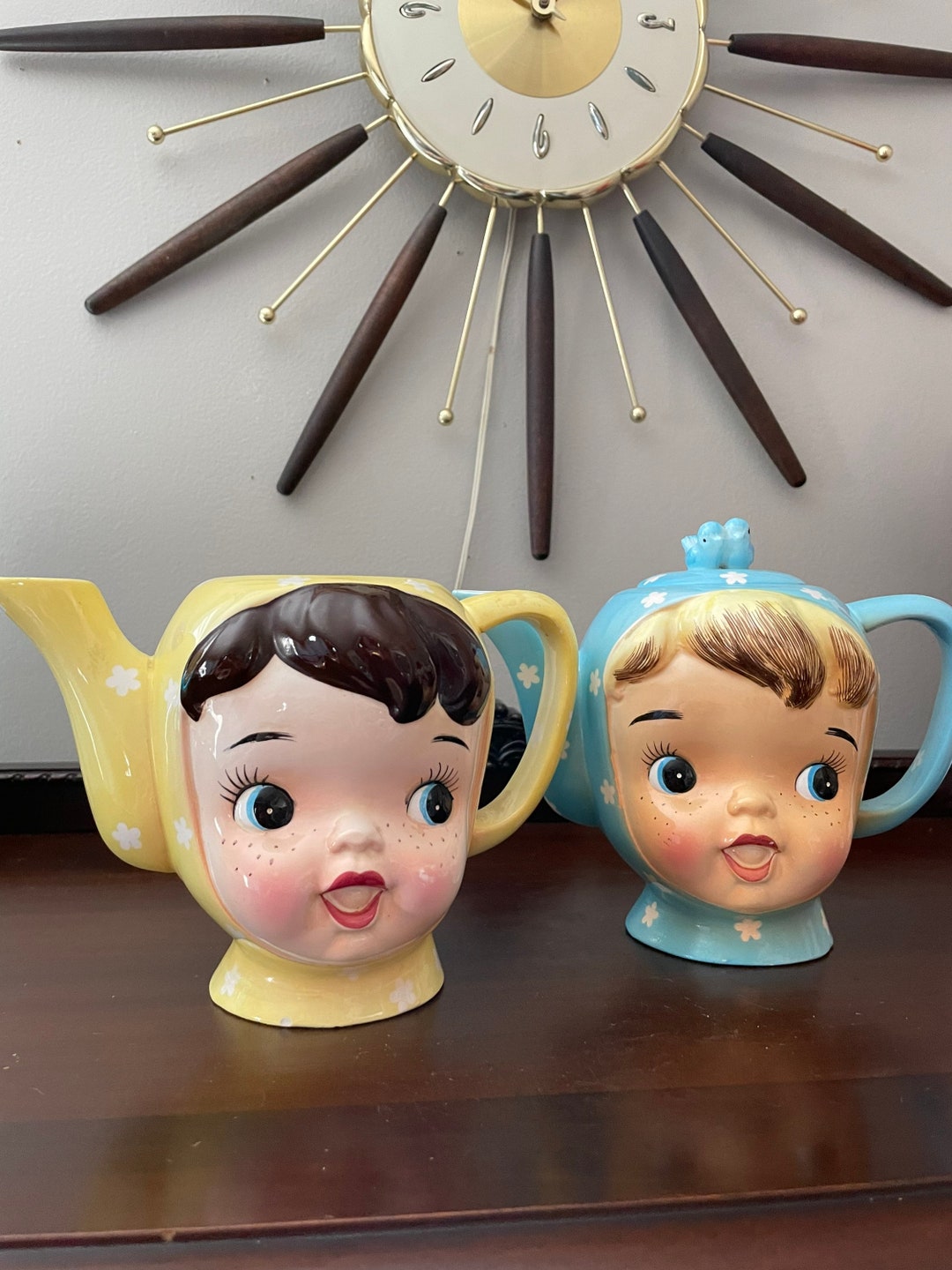Vintage Napco Miss Cutie Pie Teapots - Etsy