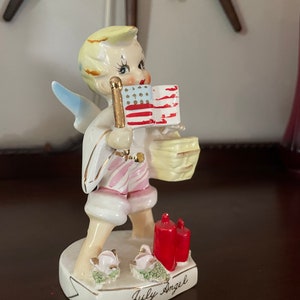 Vintage Lefton July Angel - Etsy