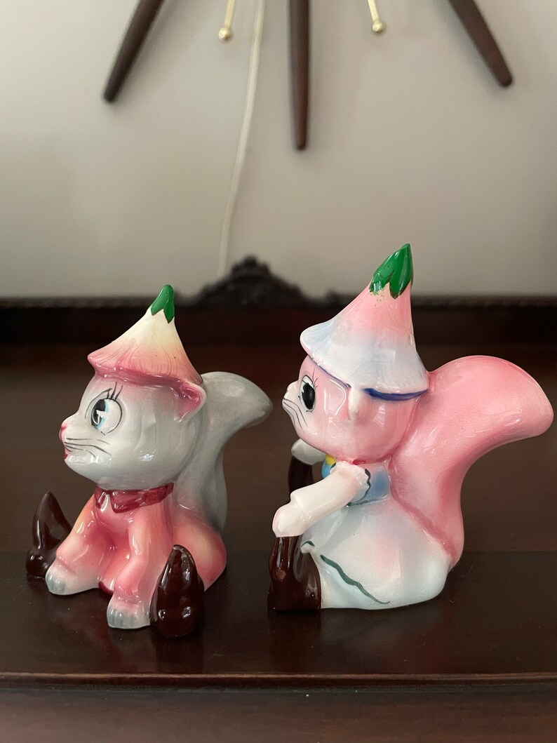 Vintage PY Squirrel Shakers - Etsy