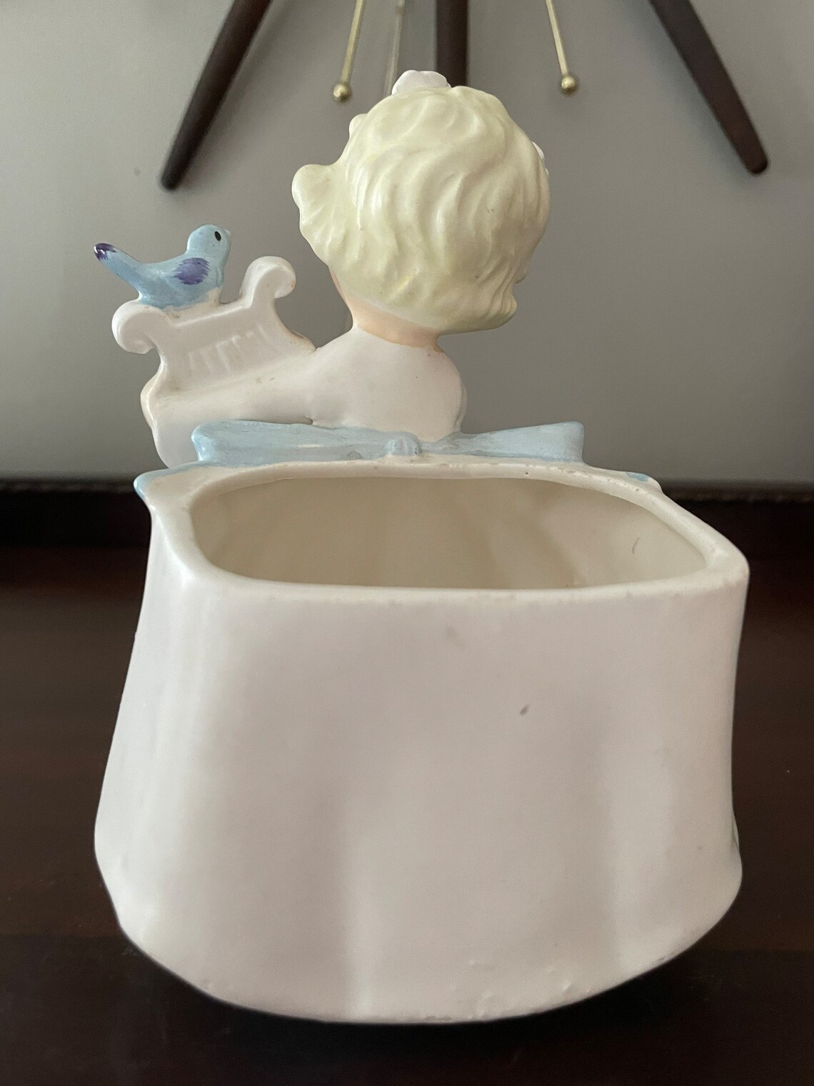 Vintage Lefton Angelica Planter - Etsy