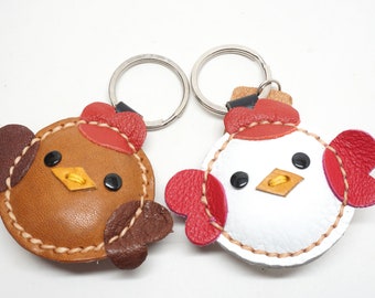 Chicken Key Chain - Etsy