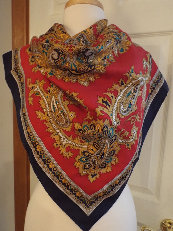 Paisley silk scarf gorgeous - Gem