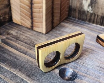Wood Finger Ring - Etsy