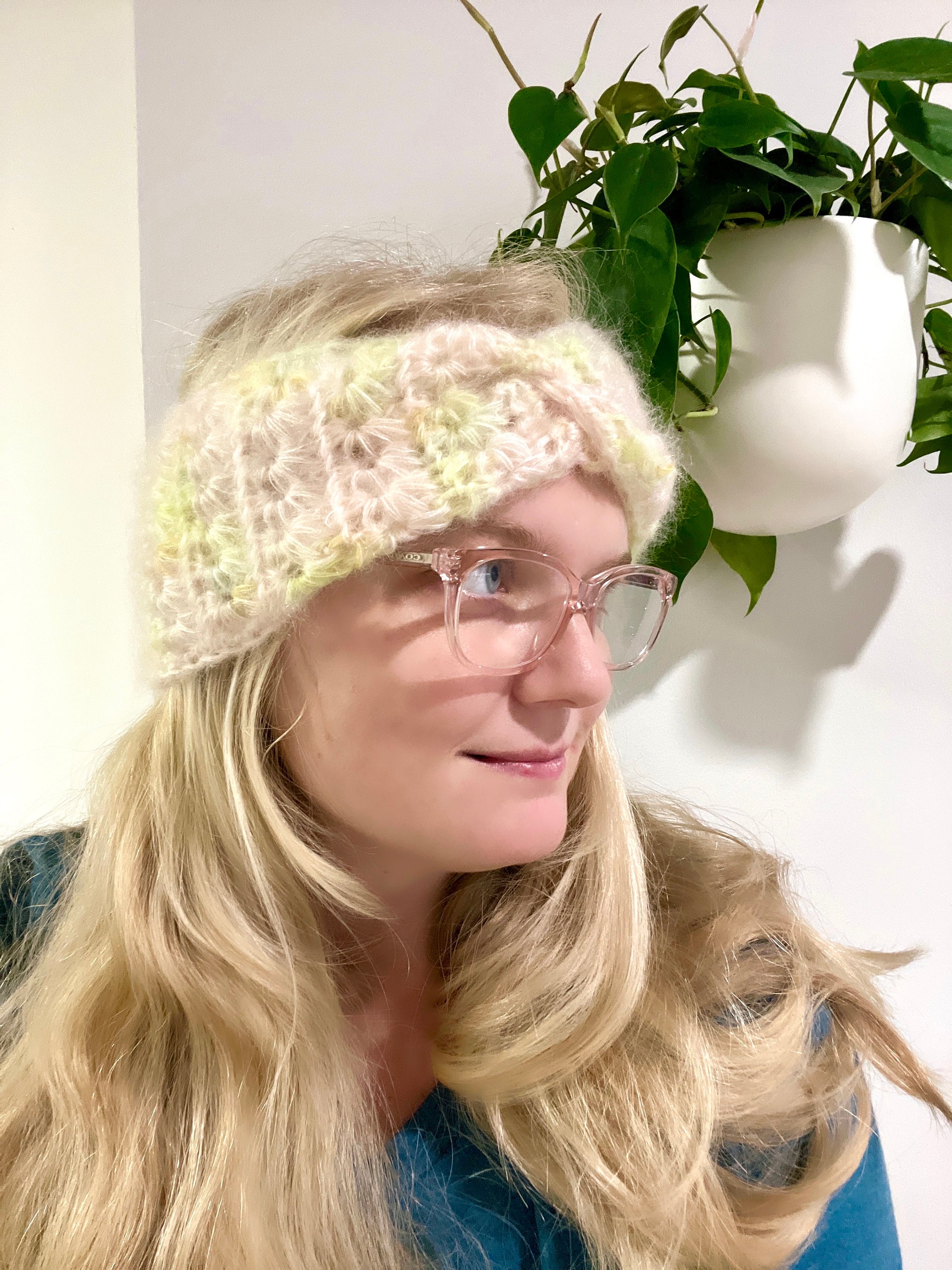Oh My Fuzzy Stars Mohair Ear Warmer Crochet Pattern - INSTANT DOWNLOAD ...