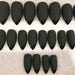 Black Matte and Gloss Fake Nails Faux Nails Gloss Tips - Etsy