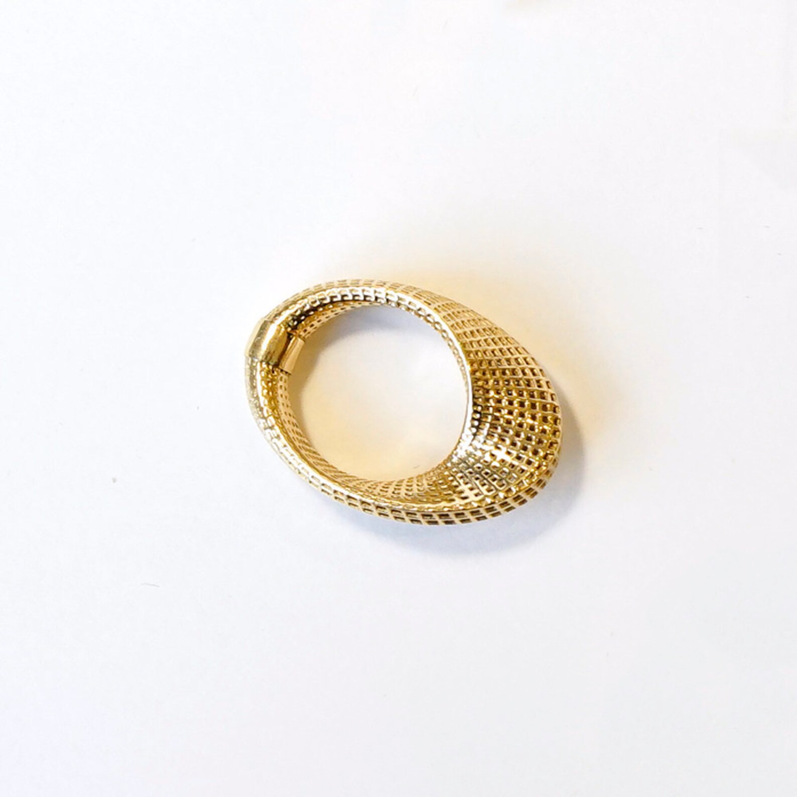 14k Gold Gold Mobius Ring Modern Geometric Unique - Etsy