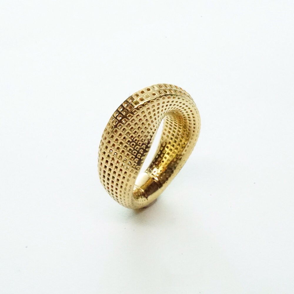 14k Gold Gold Mobius Ring Modern Geometric Unique - Etsy