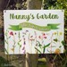 Nanny's Garden Sign, Little Helpers Welcome Plaque, Birthday Gift for ...