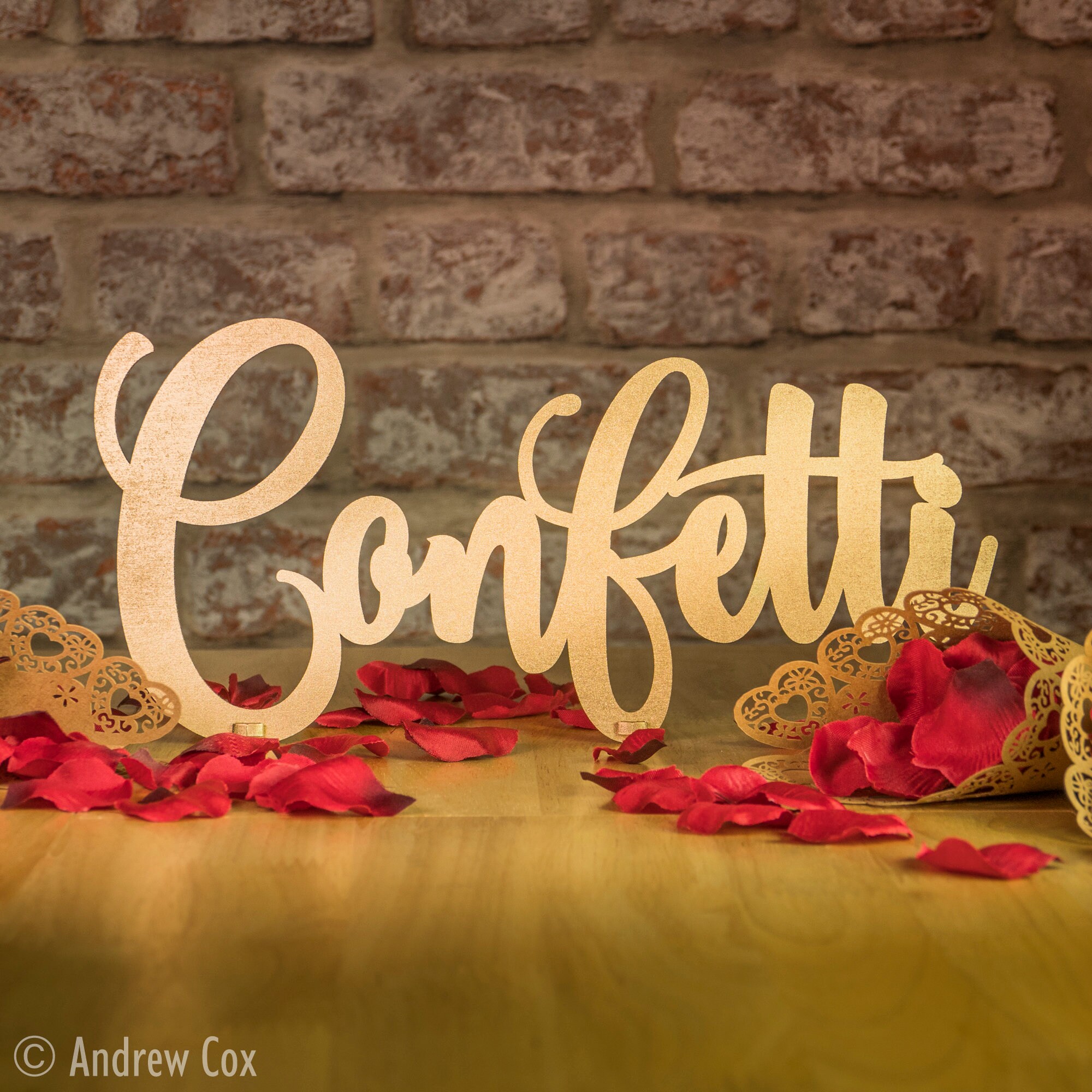 Confetti and Bubbles Free Standing Wedding Table Signs 30cm - Etsy UK