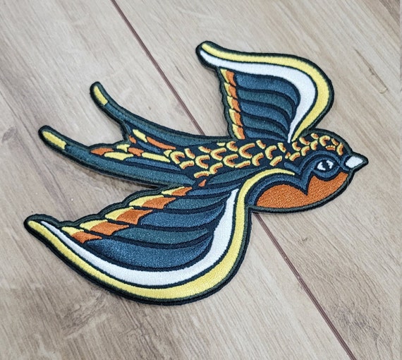 Sparrow Bird Iron on Patch | Etsy