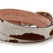 The Belmont Cowhide Belt - Smaller Print - Made in England - Etsy