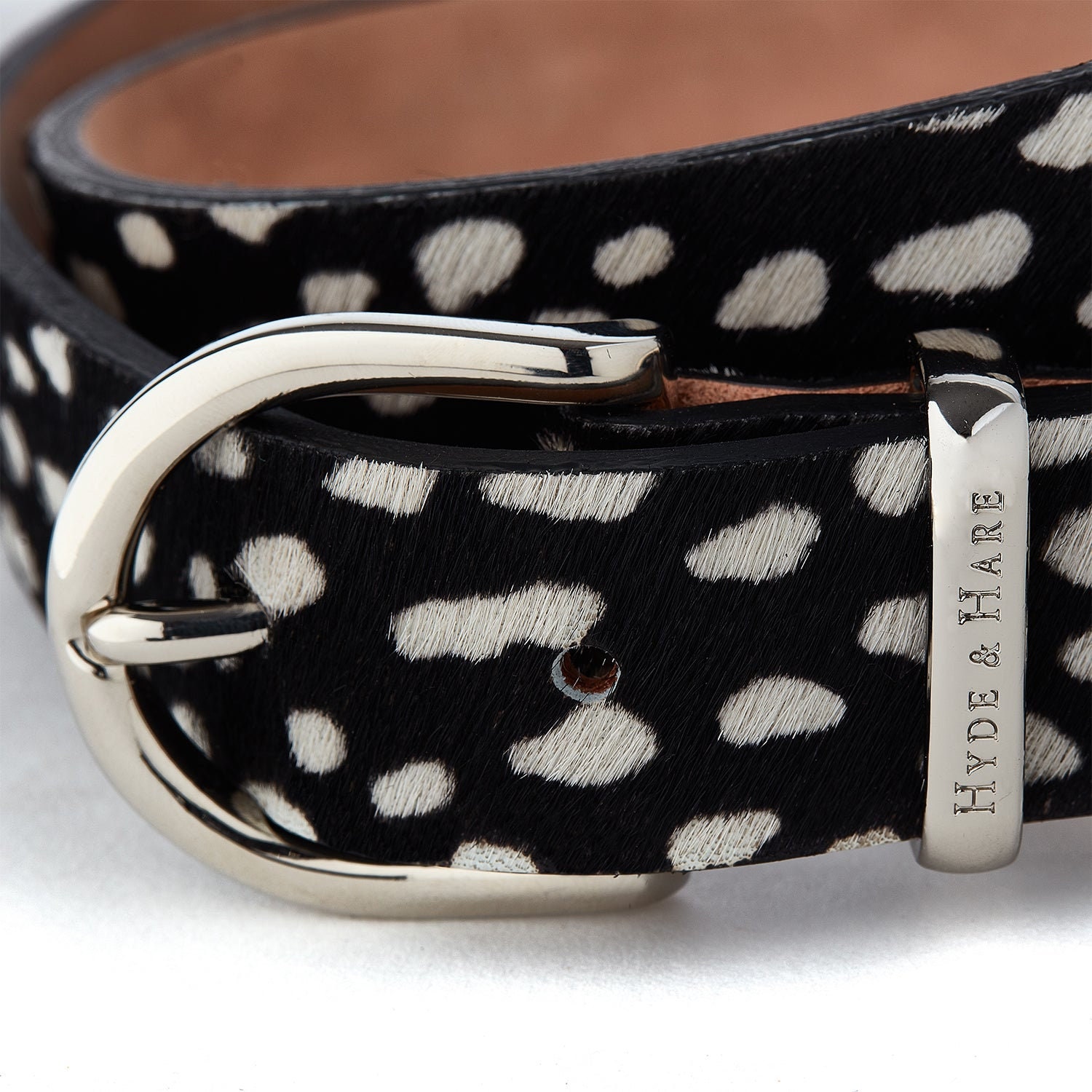 The Belmont Cowhide Belt - Etsy